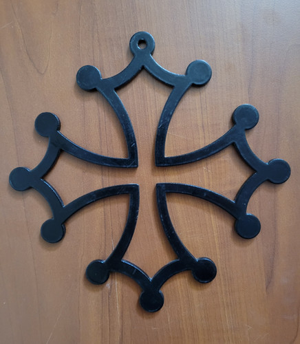 Croix occitane 25 cm | EB FERRONNERIE