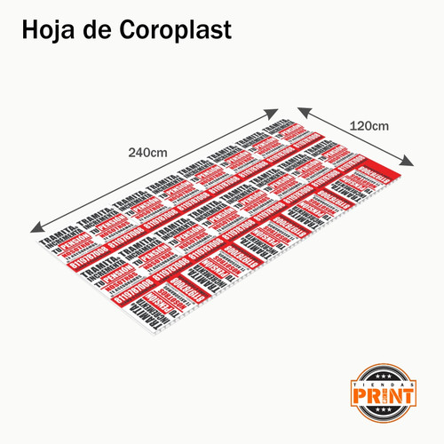 Coroplast con Vinil | tiendasprint