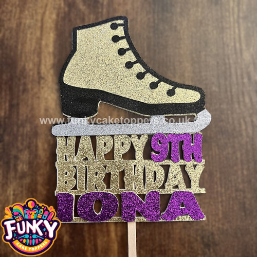 Ice Skater Cake Topper | Funky Cake Toppers