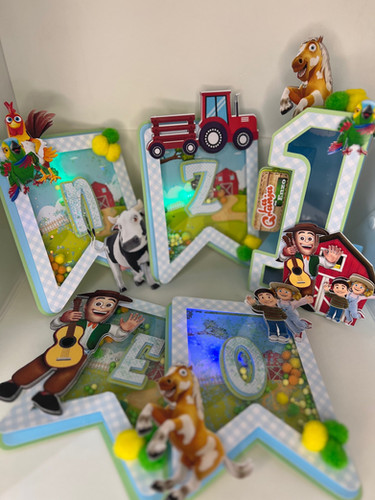 BANDERIN Y NUMERO 1 EDITABLE | Papeles Del Atelier