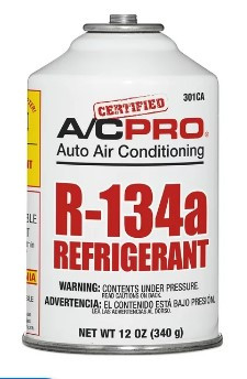 Certified A/C Pro R-134a Auto Air Conditioner Refrigerant -12 OZ ...