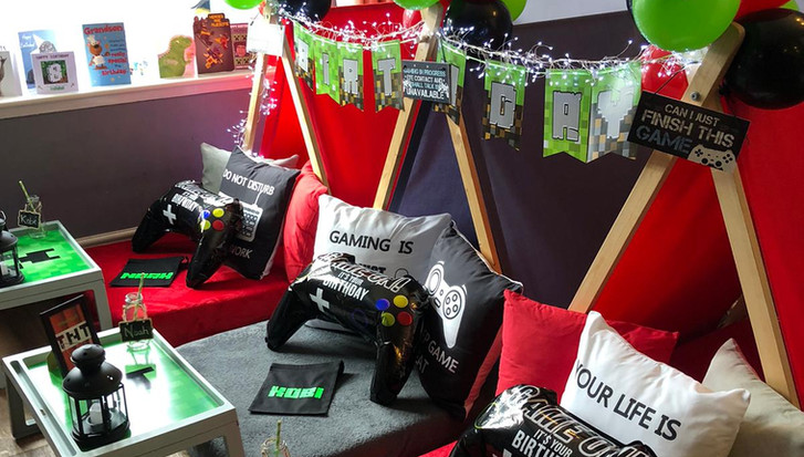 GAMING TEEPEE SLEEPOVERS| MySleepoverparty