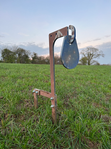 100mm Gong & Small Stake Combo | The Steel Target Co