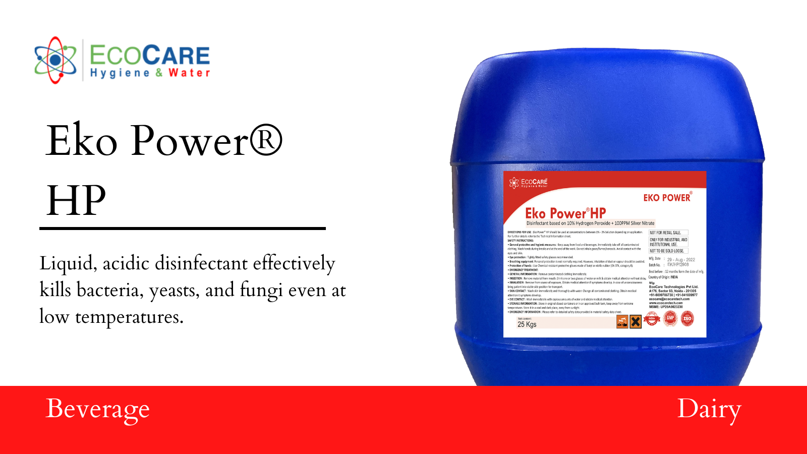 Eko Power Hydrogen Peroxide | Ecocare