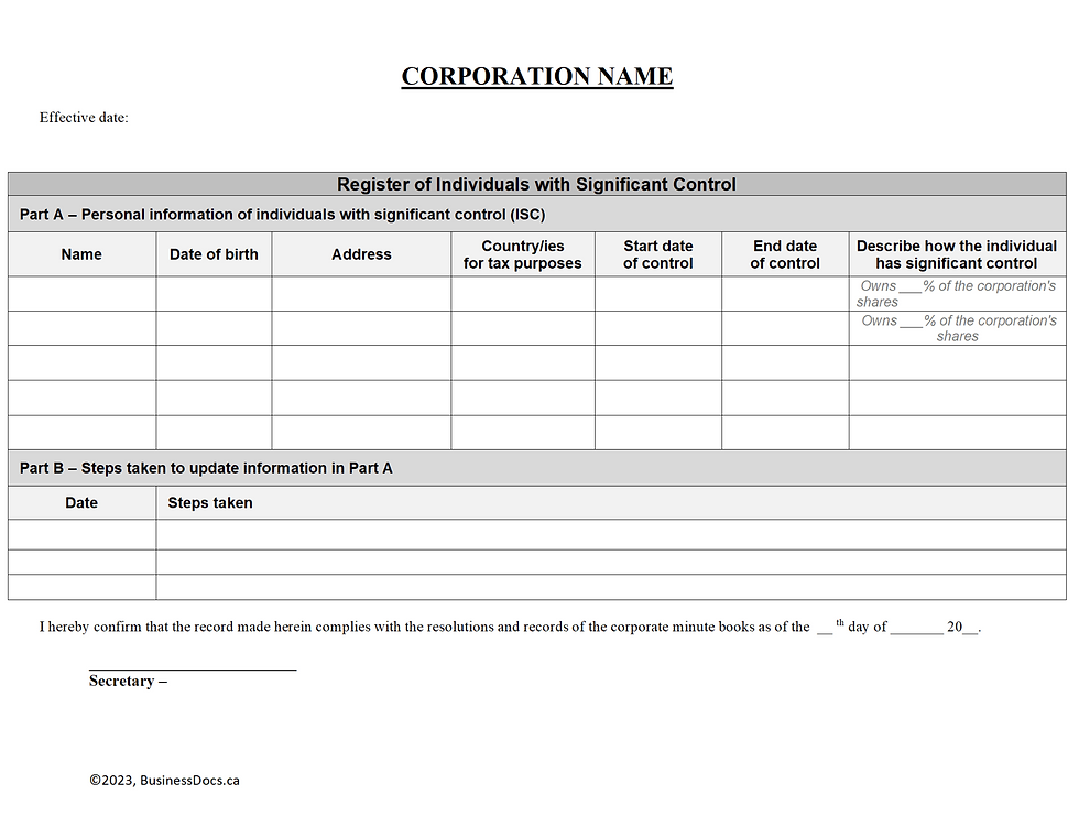 Corporate Documents | BusinessDocs