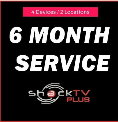 SIX MONTHS SERVICE - Most Popular | shacktvplus.com
