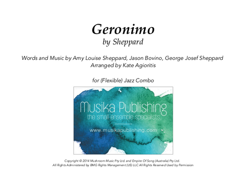 Geronimo (Sheppard) - Flexible Jazz Combo | Musika Publishing