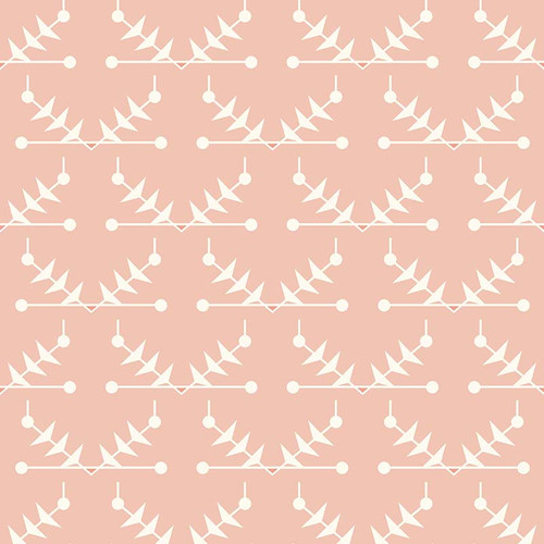 Atomic Trellis Wallpaper - Pink | Ottoline.co.uk
