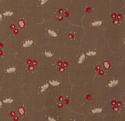 Olivia Fabric - Brown | Ottoline