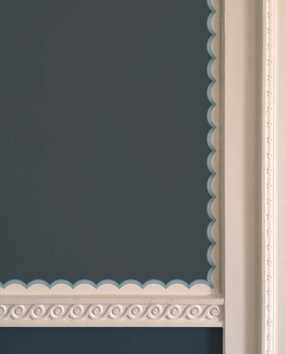Scalloped Border in Light Blue | Ottoline