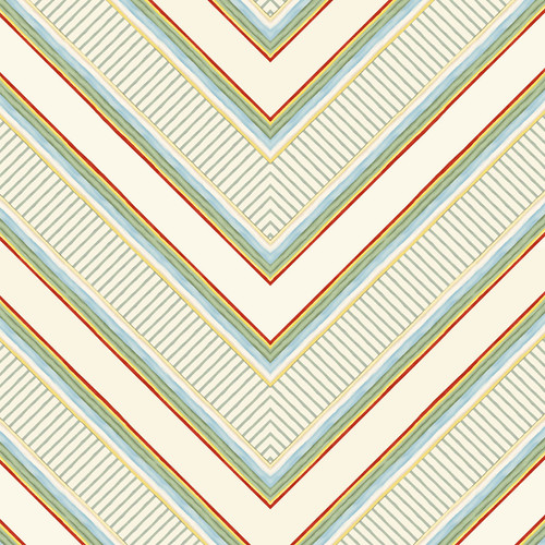 Rainbow Chevron Wallpaper | Ottoline.co.uk