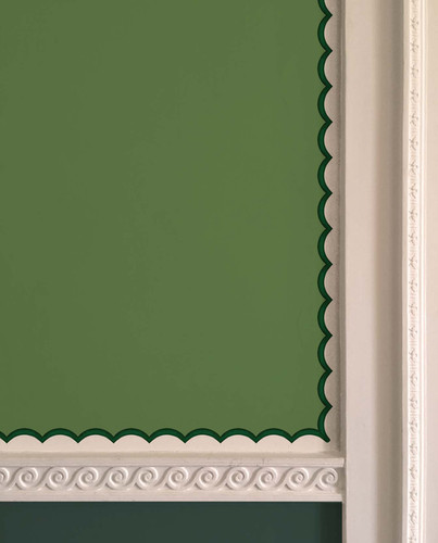 Scalloped Border in Emerald | Ottoline
