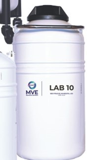10L LN2 Aluminum Dewar, MVE | NanoSoft