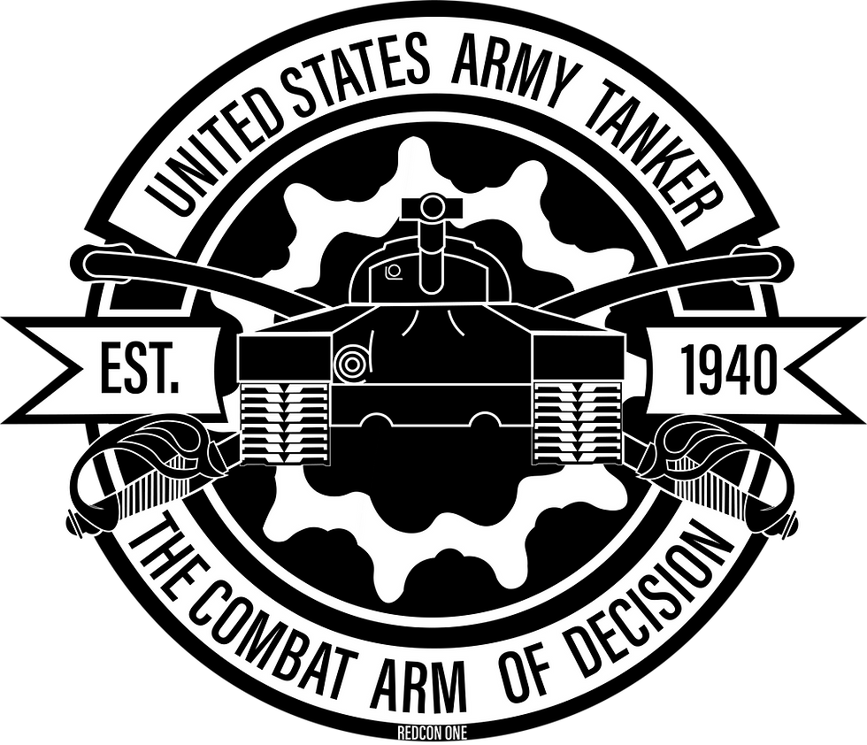 "UNITED STATES ARMY TANKER" Sticker | Redcon one