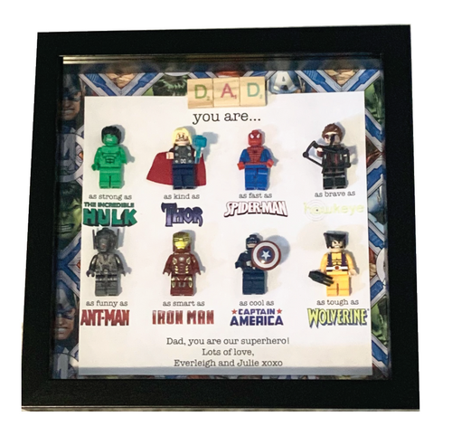 Super Hero Shadow Box | A Final Touch