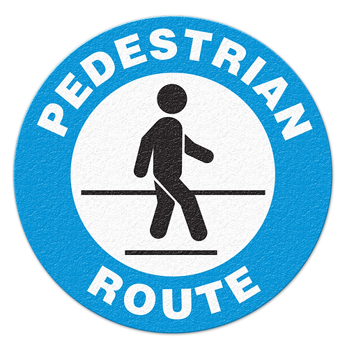 Pedestrian Route Floor Sign | incom-manufacturing