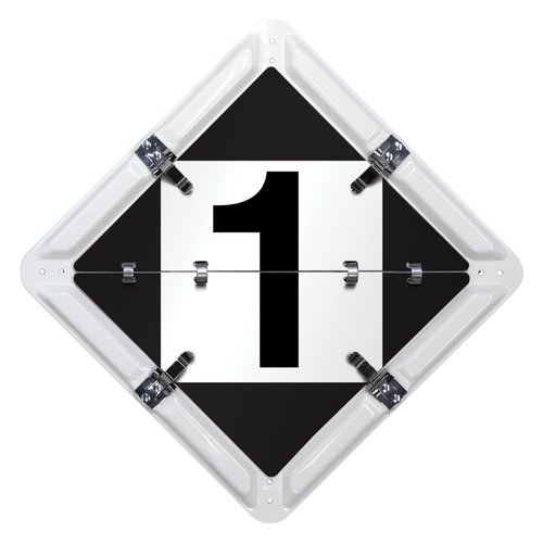 Ident-O-Flip® Informational Flip Signs: 1 to 5 | INCOM Manufacturing