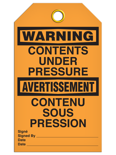BILINGUAL WARNING - Contents Under Pressure | incom-manufacturing