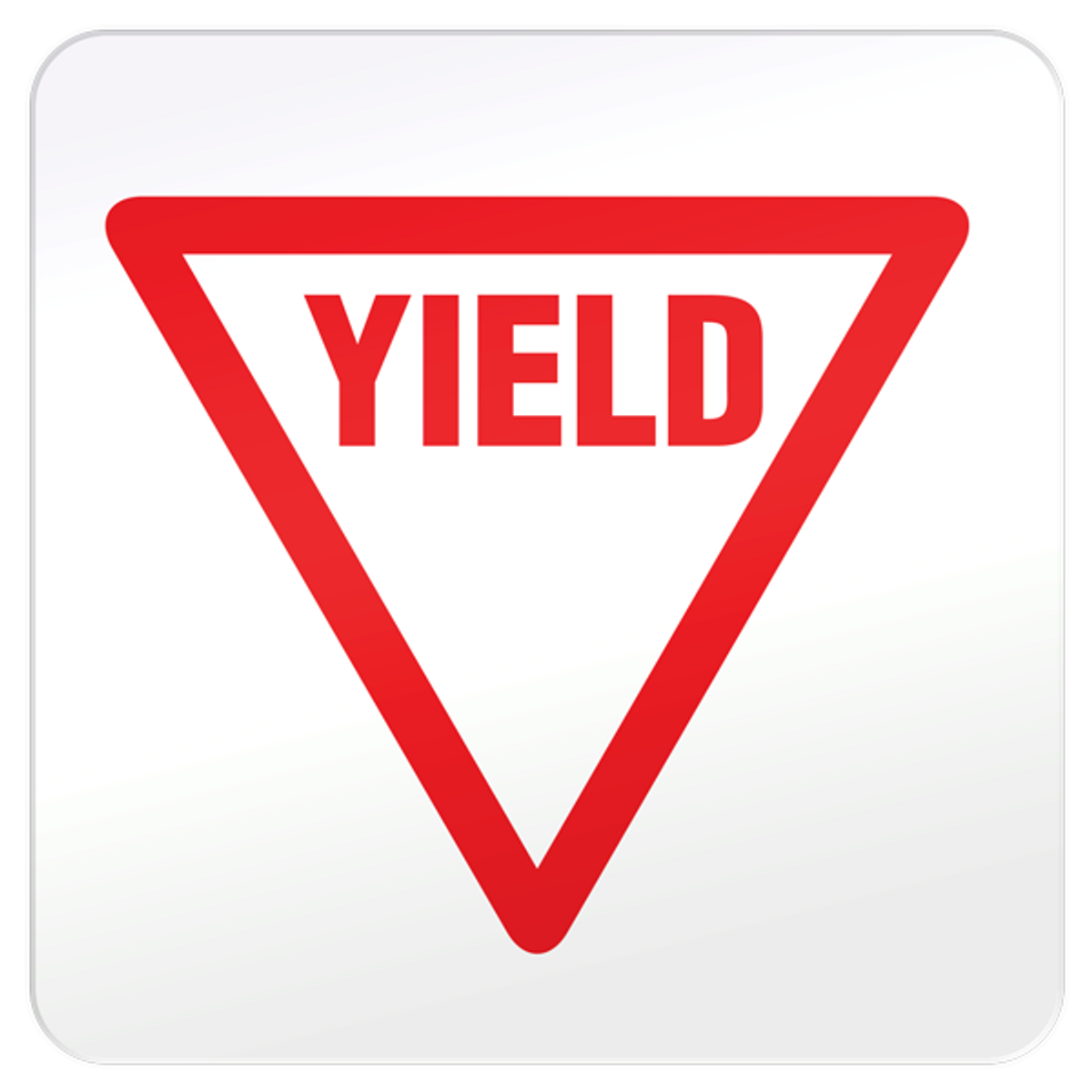 Yield Floor Sign | incom-manufacturing