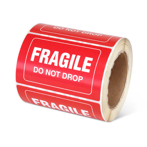 FRAGILE DO NOT DROP - 3" x 5" Handling Label | INCOM Manufacturing