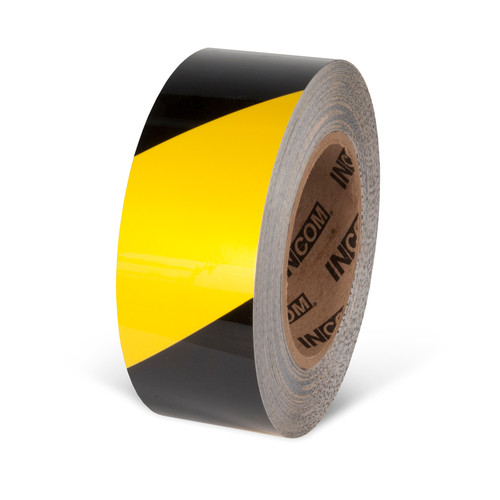 Tuff Mark® Durable Floor Tape: Yellow/Black Hazard Stripe | INCOM ...