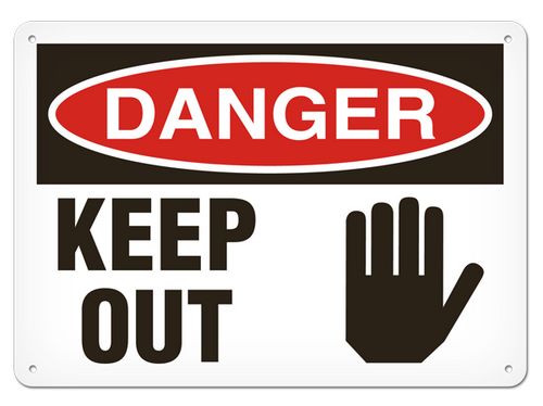 INCOM | Danger - Keep Out Safety Sign