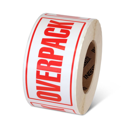 INCOM | OVERPACK - 3" x 6" Handling Label