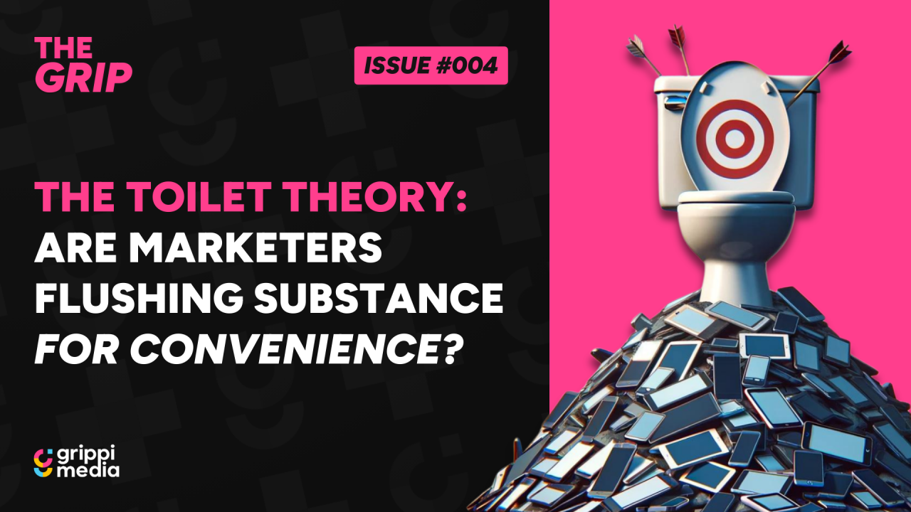 The Toilet Theory: Are Marketers Flushing Substance For Convenience?