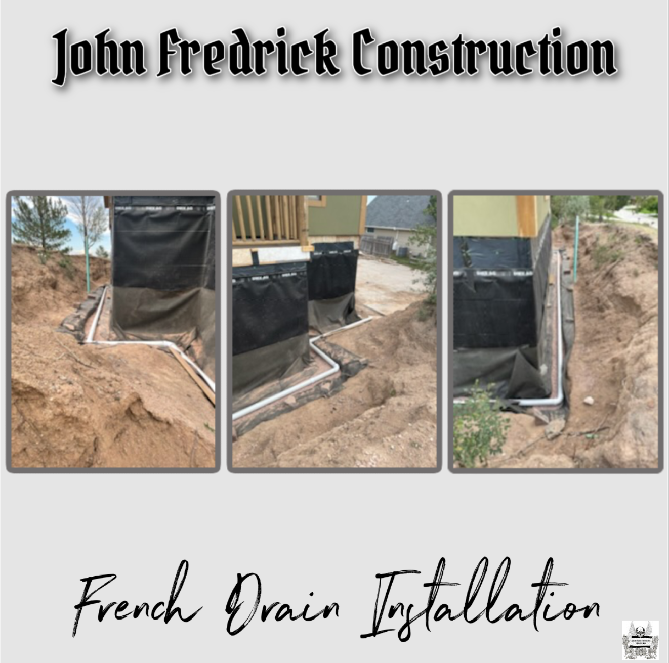 French Drainage Installation