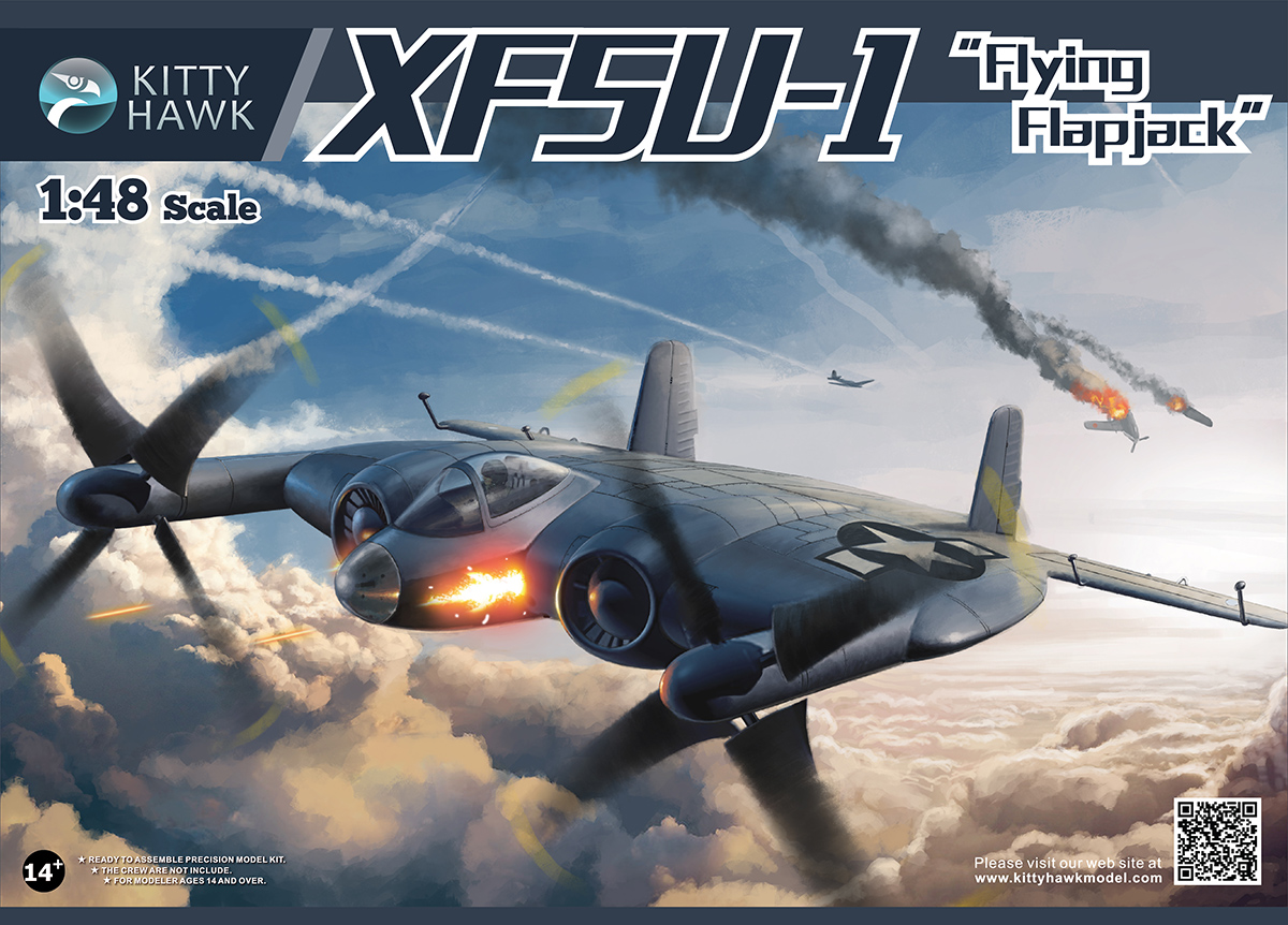 1/48 - Vought XF5U-1 "Flying Flapjack" by Kitty Hawk - released - resin ...