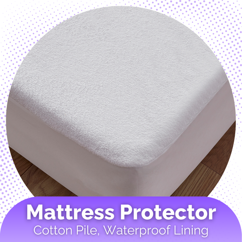 Waterproof Cotton Pile Mattress Protector | Superior Lifestyle