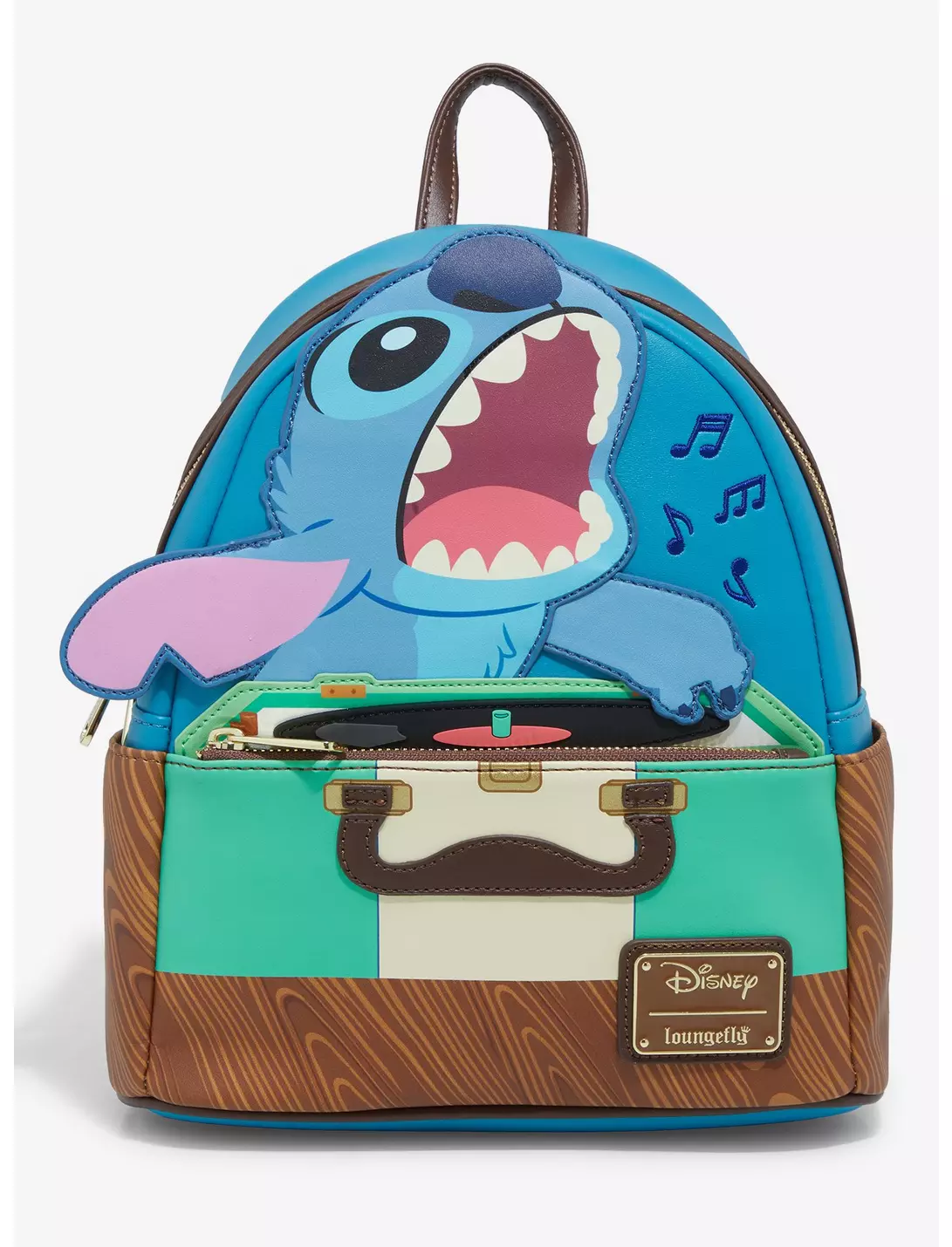 Loungefly Disney Lilo & Stitch Record Player Stitch Mini Backpack ...