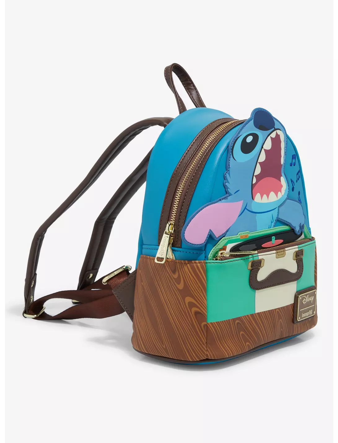 Loungefly Disney Lilo & Stitch Record Player Stitch Mini Backpack ...