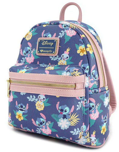 Loungefly Lilo & Stitch - Stitch & Scrump Floral Mini Backpack ...