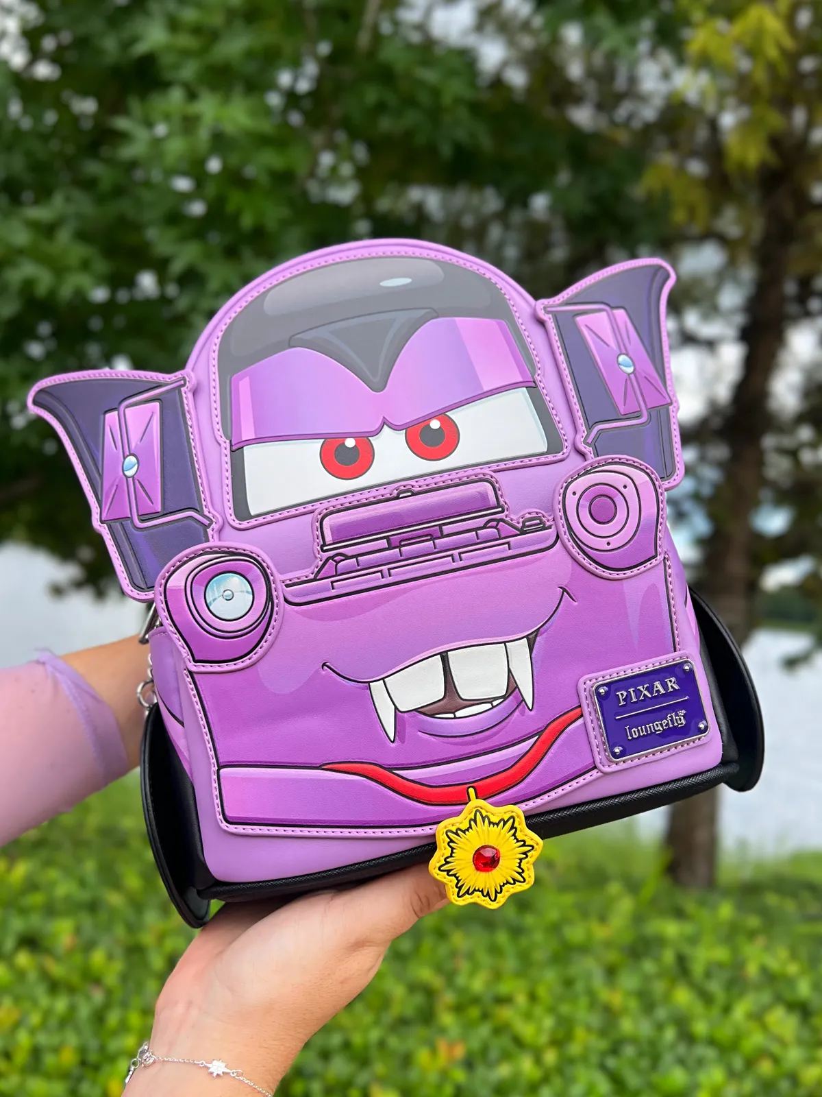 Loungefly- Pixar Cars Vampire Mater Mini Backpack | GenieWishesEmporium