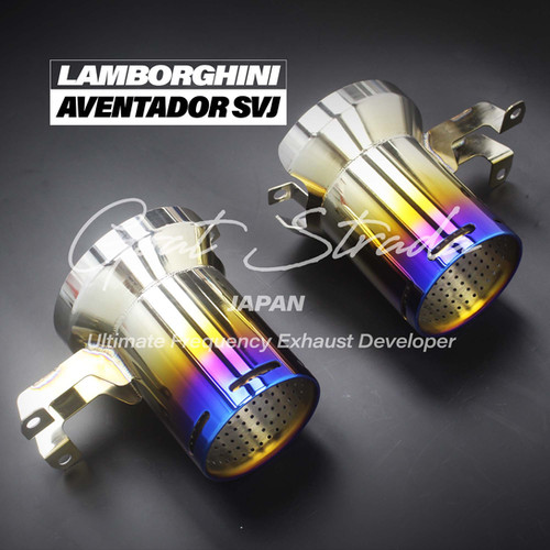 Lamborghini Aventador SVJ Titanium Tail Finisher tips | GWAPOTech JAPAN