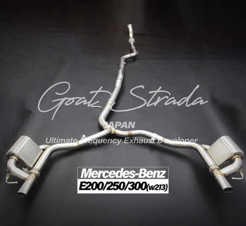 Mercedes-Benz E-class w213 E250/300 Sus304 Valved Rear Exhaust system ...