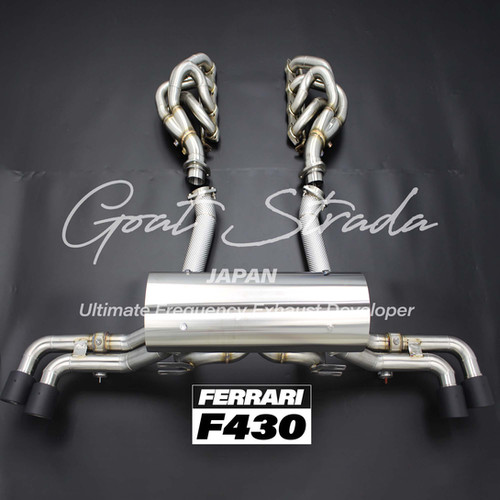Ferrari F430 Valved sport exhaust system Sus304 F1 sound Rear Exhaust ...