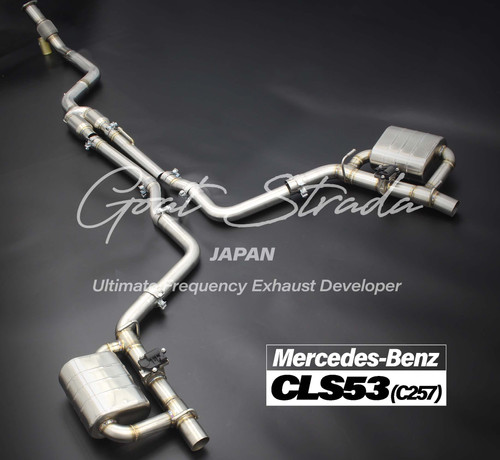 Mercedes-Benz CLS53 c257 Sus304 Rear Exhaust+Mid pipe | GWAPOTech JAPAN