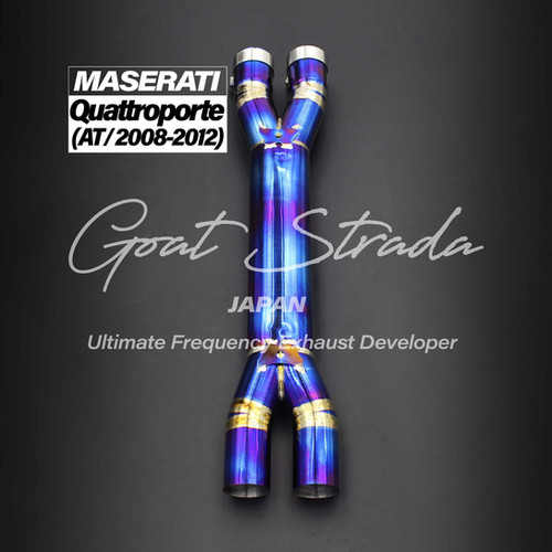 Maserati Quattroporte AT (2008-2012) Titanium Merge-tube Mid pipe ...