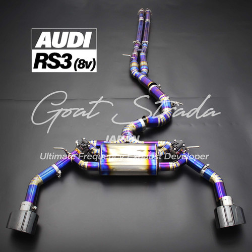 AUDI RS3 8V Racing Valved Full Exhaust systems | GWAPOTech JAPAN