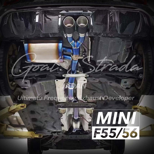 MINI Cooper F55/56 Titanium Rear+Mid+Tips | GWAPOTech JAPAN