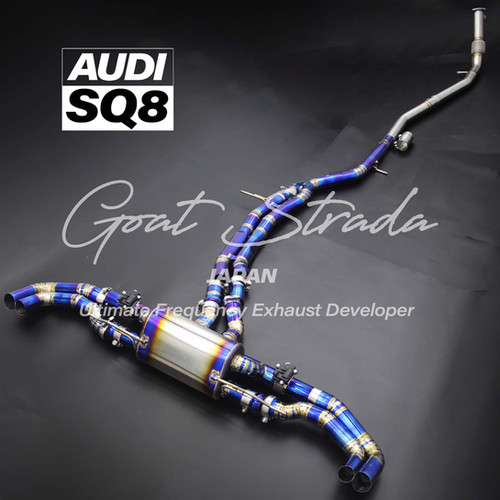 AUDI Q8/SQ8 Valved Rear Exhaust+Mid pipe+Front pipe | GWAPOTech JAPAN