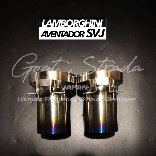 Lamborghini Aventador SVJ Titanium Tail Finisher tips | GWAPOTech JAPAN