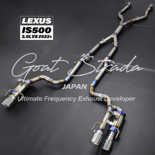 LEXUS IS500 5.0L V8 2022+ Racing Valved Exhaust system | GWAPOTech JAPAN