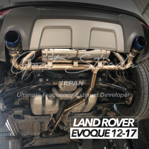 LAND ROVER EVOQUE 2012~2018 Sus304 Rear Exhaust+Mid pipe+Tips ...