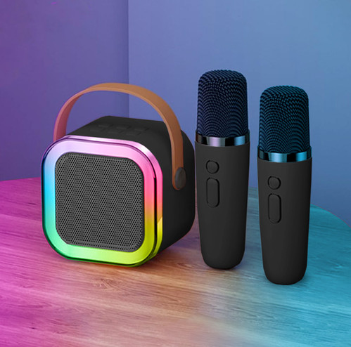 Karaoke Speaker + Microphones | satzuma