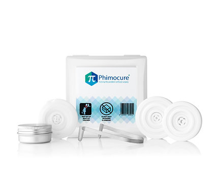 Foreskin Stretching Kit | 20 Phimosis Rings, Cream, and More