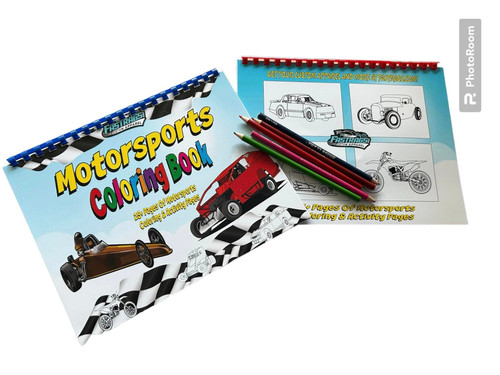 MotorSports Coloring Book | FastRags