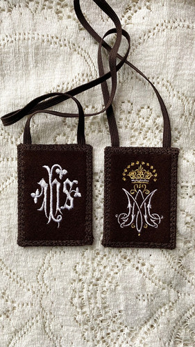 MANTLE OF MARY® Brown Scapular | Mantle Of Mary